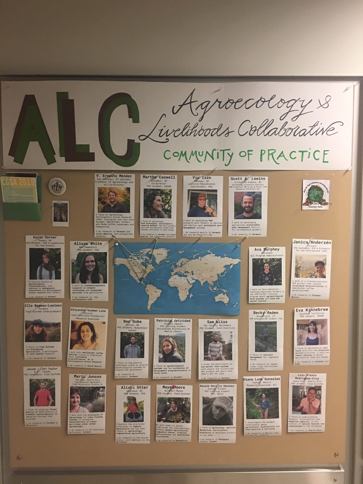 ALC visualizes and displays its community of practice - Agroecology at UVM