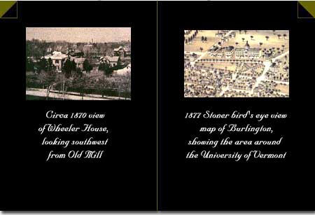 UVM Campus History Scrapbook 1870s