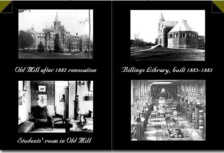 UVM Campus History Scrapbook 1880s