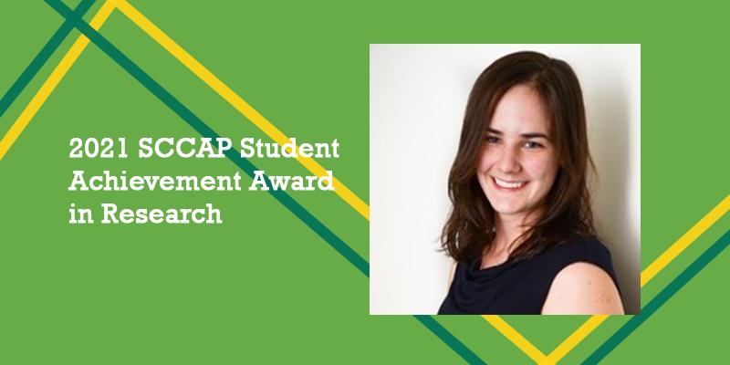 2021 SCCAP Student Achievement Award in Research