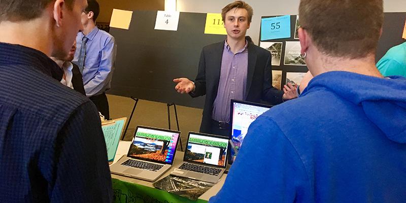 Student Talent Showcased at Computer Science Fair 2016