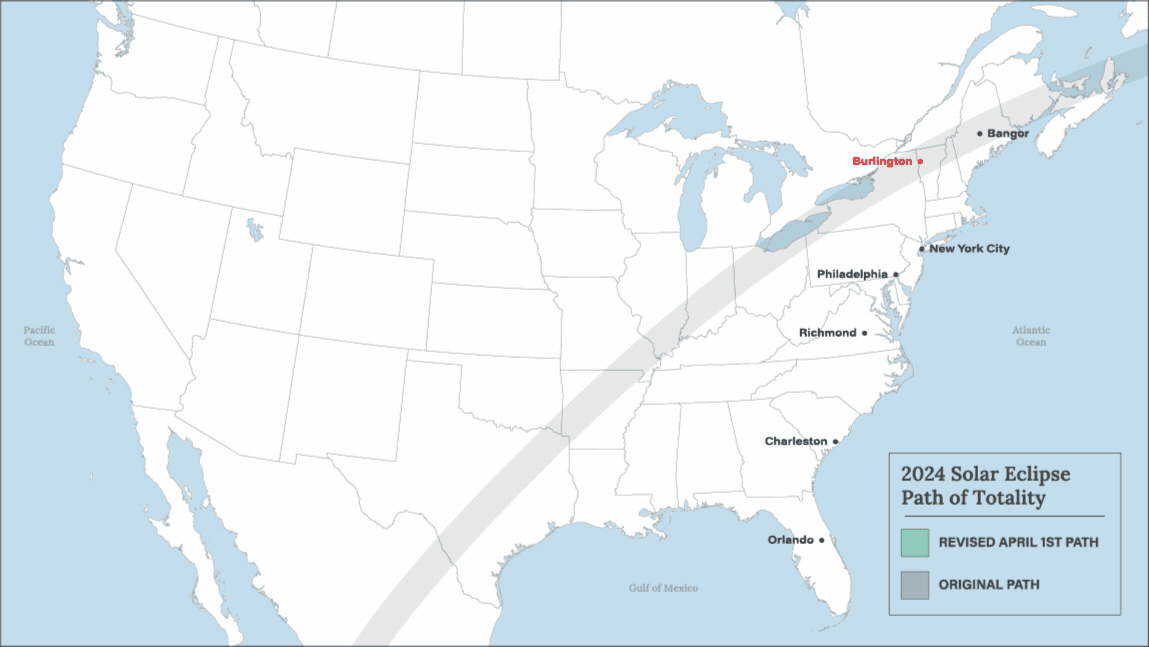 Eclipse Path and Date Miscalculated