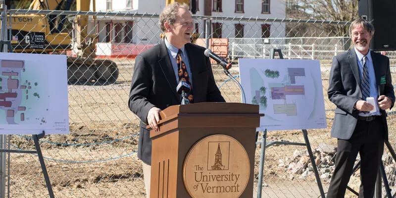 UVM Holds Official Groundbreaking for Miller Farm Renovation