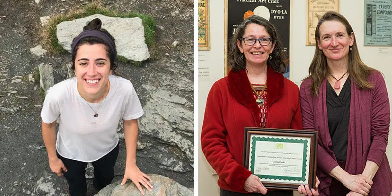 Cecilia Danks and Sheridan Plummer Earn Service-Learning Awards