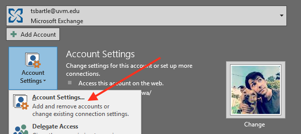 Add UVM Address book to Outlook via LDAP – UVM Knowledge Base