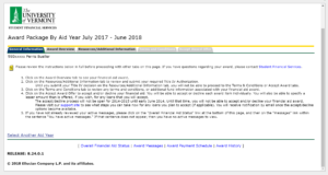 Admitted Students – UVM Knowledge Base