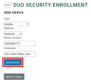Duo Multi-Factor Authentication – UVM Knowledge Base