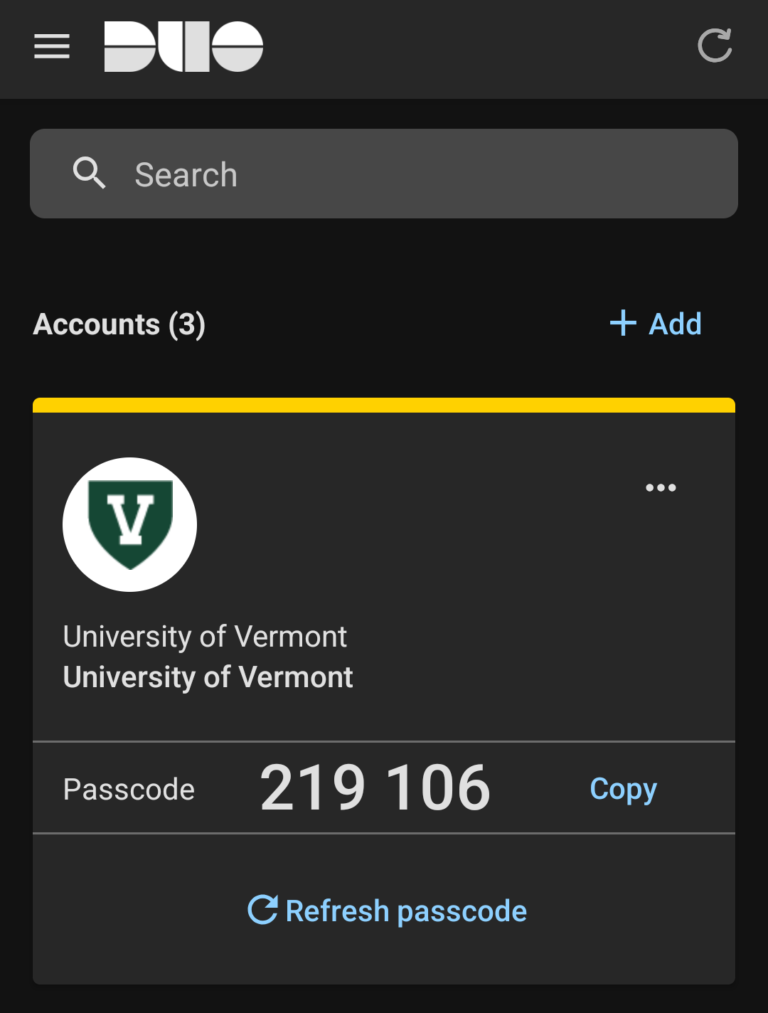 Duo Multi-Factor Authentication – UVM Knowledge Base