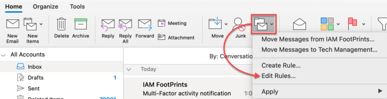 Filtering and Forwarding Emails in Outlook – UVM Knowledge Base