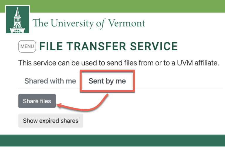 ETS File Transfer Service – UVM Knowledge Base