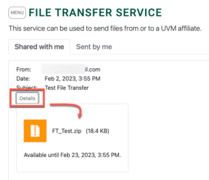 ETS File Transfer Service – UVM Knowledge Base