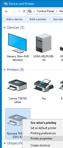 Printers: Faculty and Staff – ETS Knowledge Base