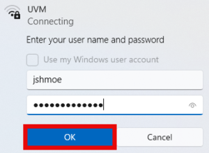 Connect to UVM Wireless – UVM Knowledge Base