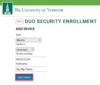 Duo Multi-Factor Authentication – UVM Knowledge Base