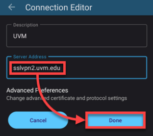 Install the Cisco Secure Client VPN app – UVM Knowledge Base