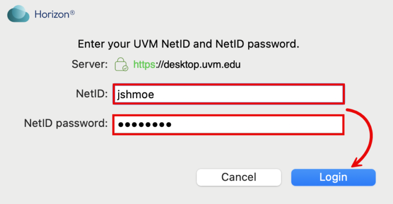 UVM VDI – Sign in, Install, and Troubleshooting – UVM Knowledge Base