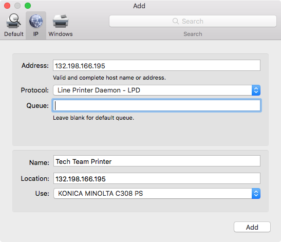 Printers: Faculty and Staff (Konica Minolta) – UVM Knowledge Base