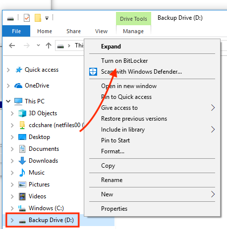 Encrypting an External Drive – UVM Knowledge Base