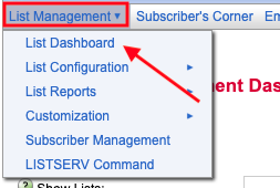 LISTSERV Subscription Management and Administration – UVM Knowledge Base