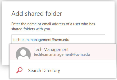 Shared Mailboxes – UVM Knowledge Base