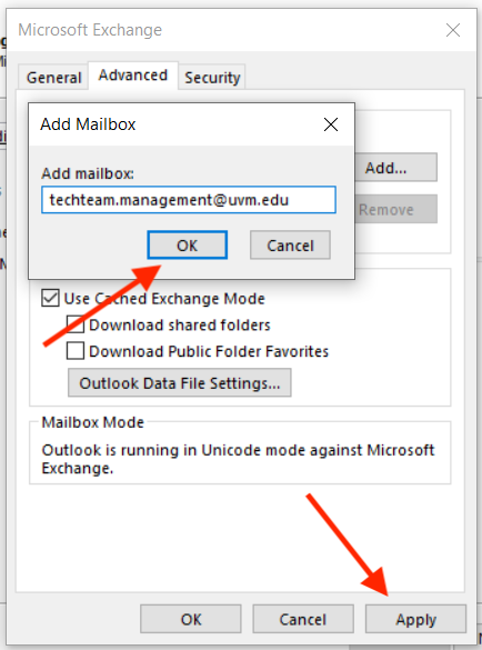 Shared Mailboxes – UVM Knowledge Base