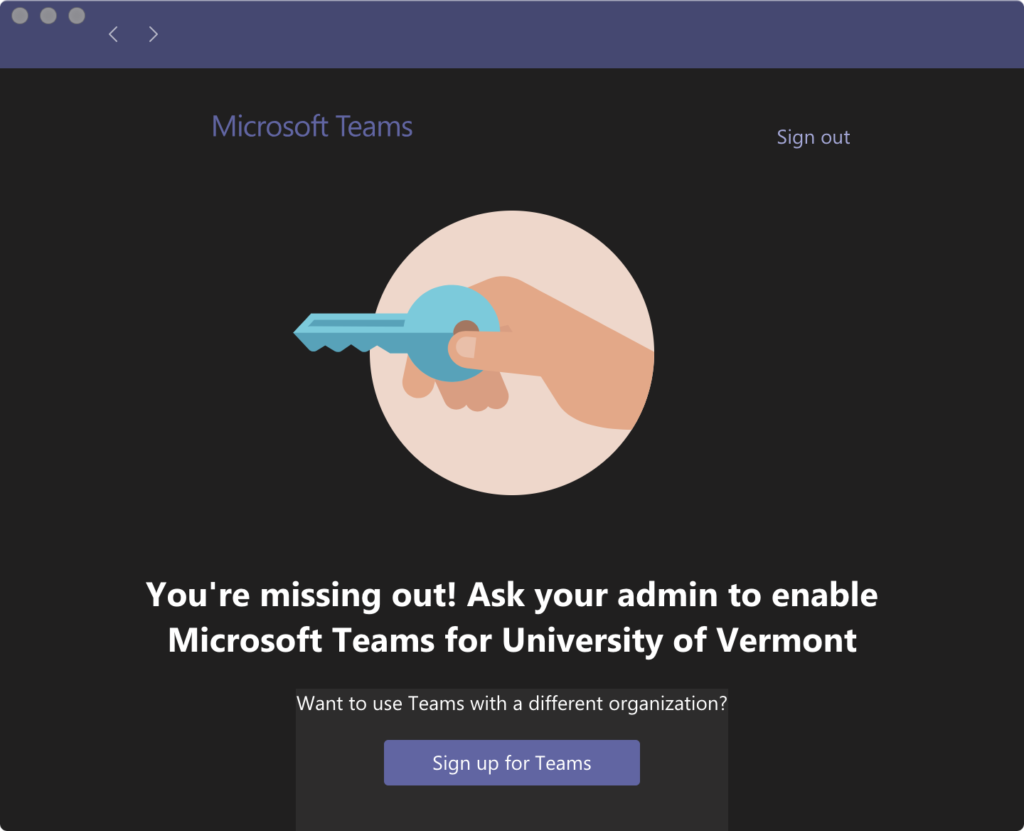 Microsoft Teams – Installation & Sign-In – UVM Knowledge Base
