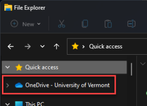 Microsoft OneDrive – UVM Knowledge Base