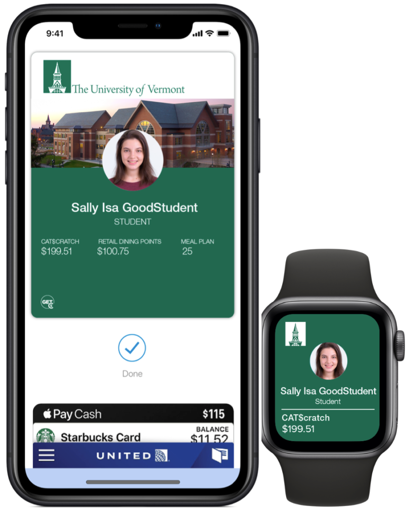 Adding your CATcard to Apple Wallet on iPhone or Apple Watch – UVM ...