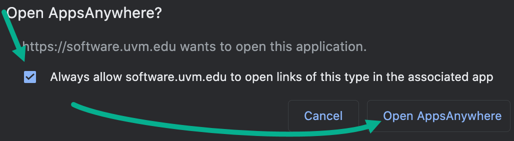 AppsAnywhere UVM Software Portal – UVM Knowledge Base