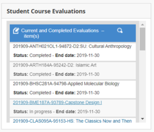 Blue Course Evaluations – Completing your Course Evaluations – Student – UVM Knowledge Base