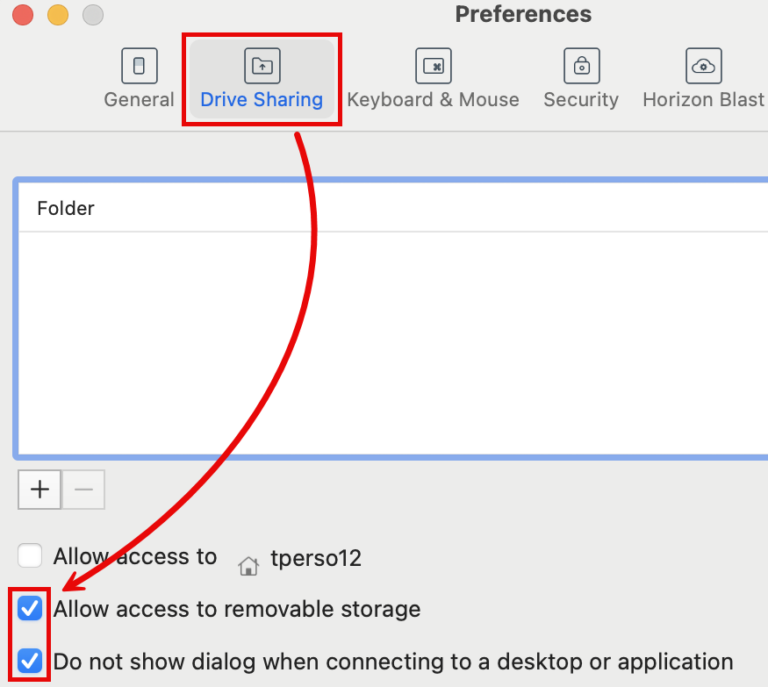 UVM VDI – Accessing Local Drives using Horizon Client App – UVM Knowledge Base