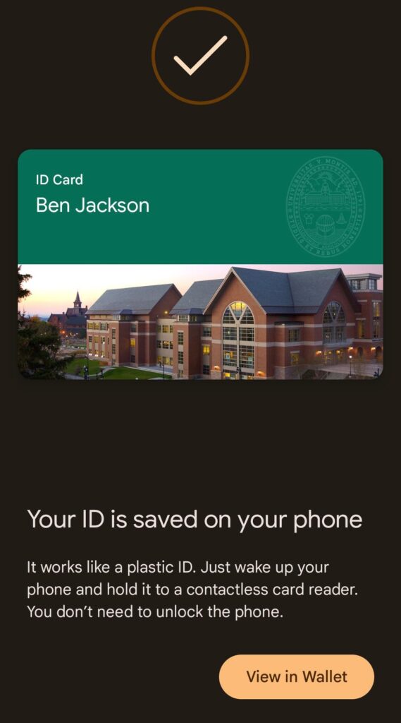 Adding your CATcard to Google Wallet on Android – UVM Knowledge Base
