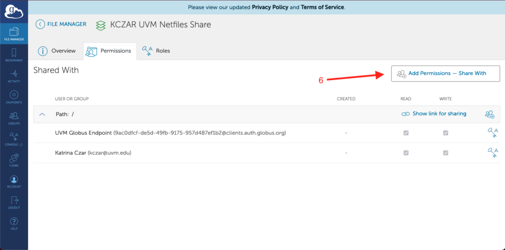 Globus (data transfer service) – UVM Knowledge Base