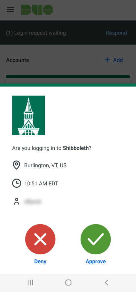Duo Multi-Factor Authentication – UVM Knowledge Base