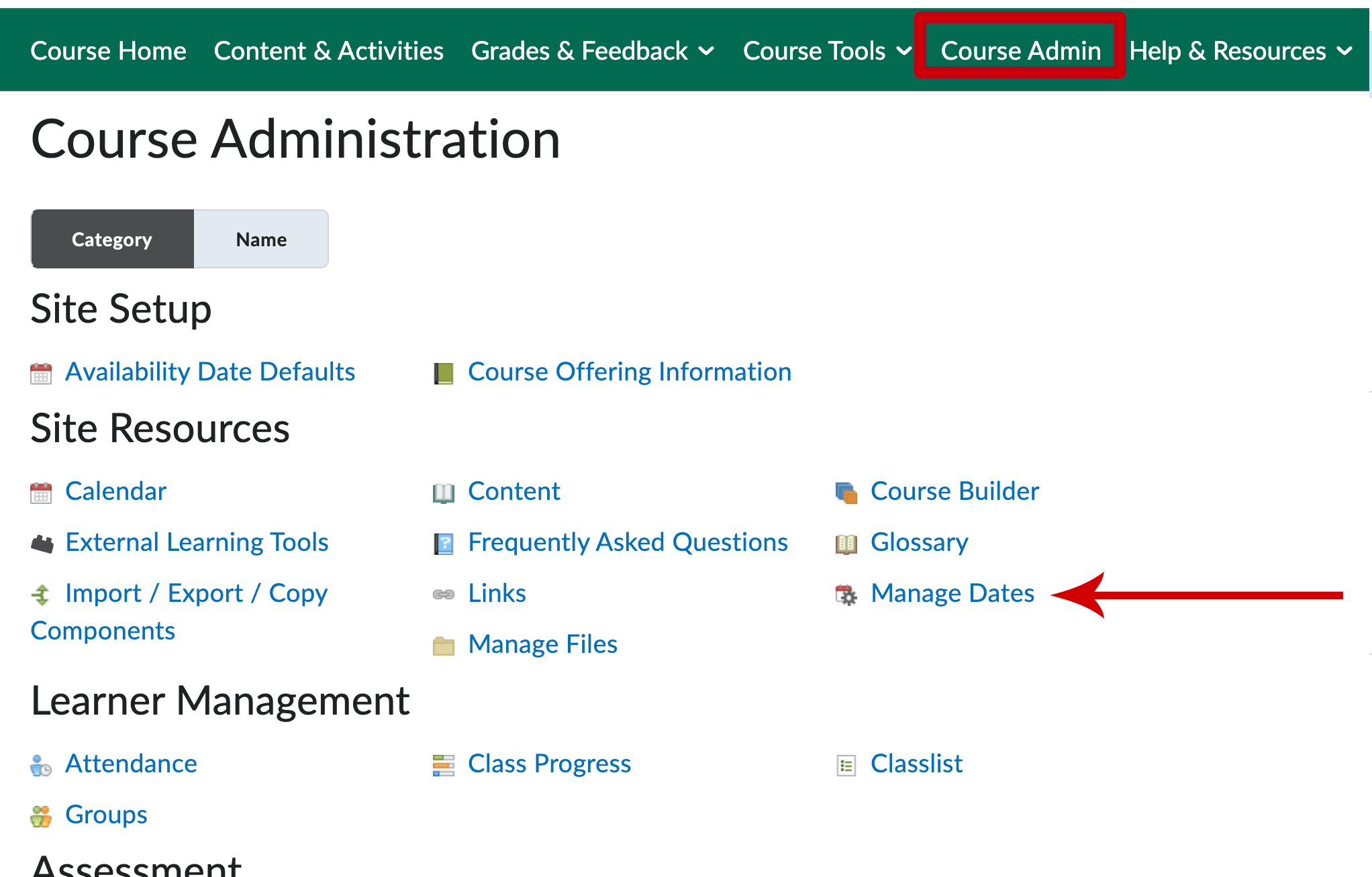 Brightspace – Bulk Manage Dates – UVM Knowledge Base