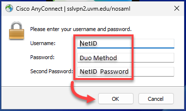 Cisco AnyConnect VPN – Start Before Logon – UVM Knowledge Base