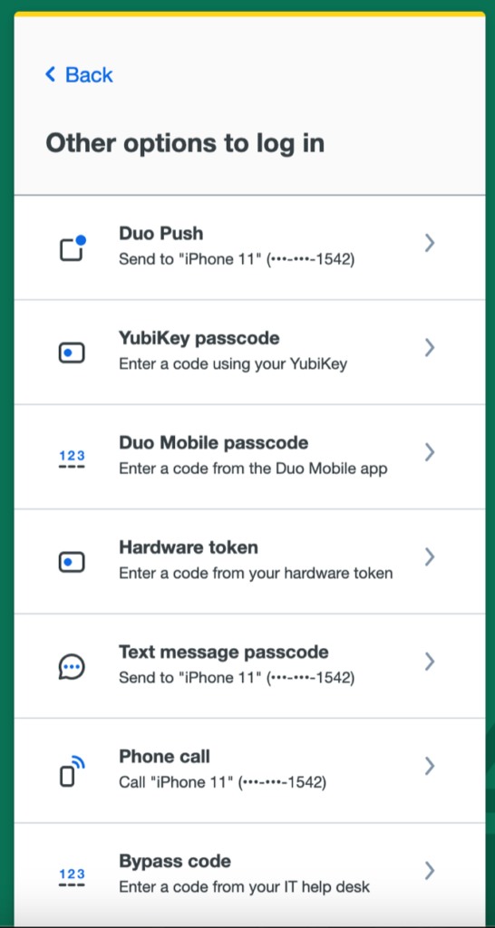 Reactivating the Duo Mobile App – UVM Knowledge Base