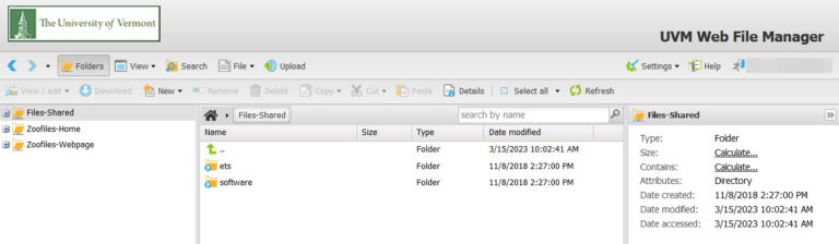 Accessing Network Folders – UVM Knowledge Base