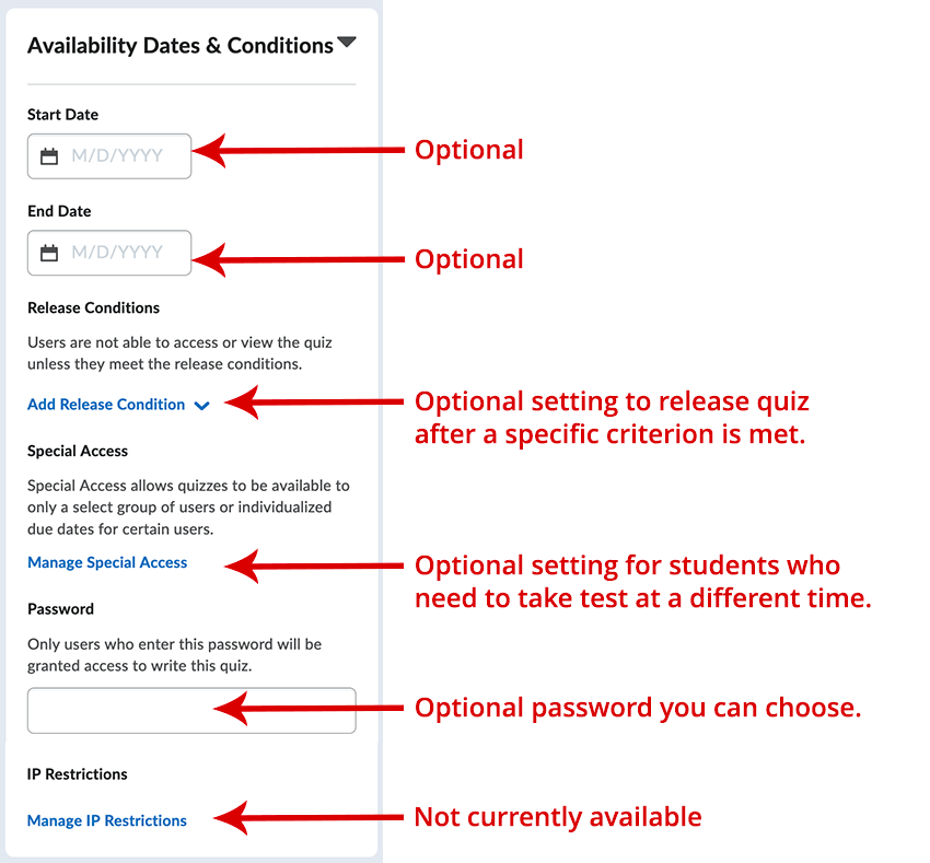 Brightspace – Quizzes – UVM Knowledge Base