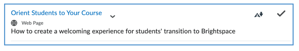 Brightspace – Completion Tracking Tool – UVM Knowledge Base