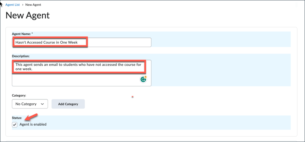 Brightspace – Intelligent Agents – UVM Knowledge Base