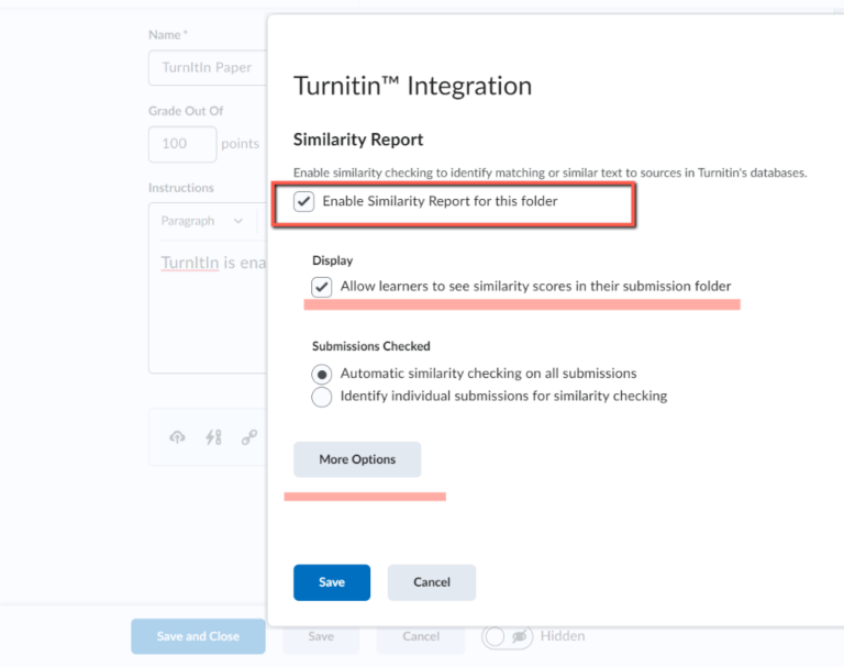 Brightspace – Turnitin – UVM Knowledge Base