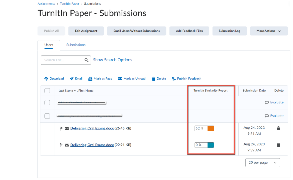 Brightspace – Turnitin – UVM Knowledge Base