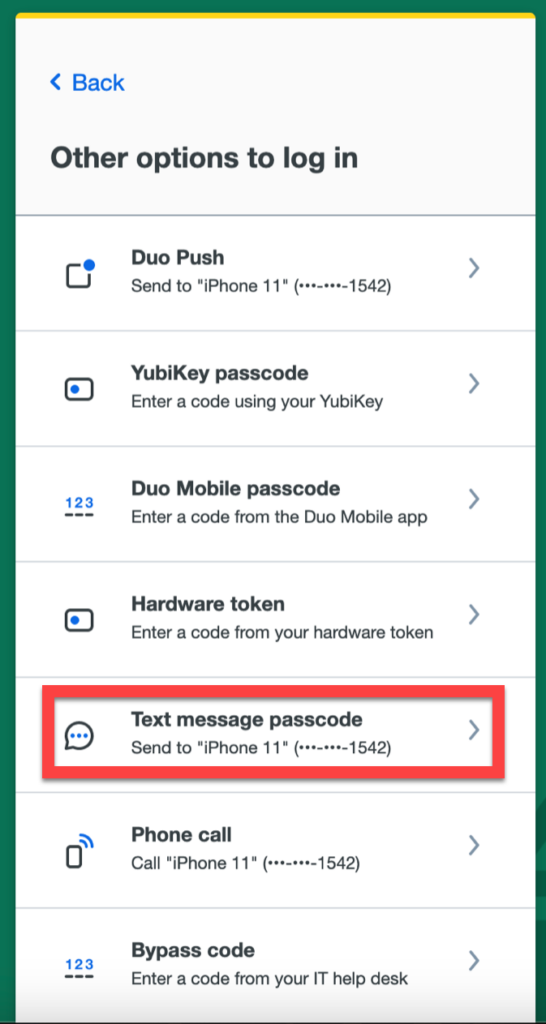 Duo Multi-Factor Authentication – UVM Knowledge Base