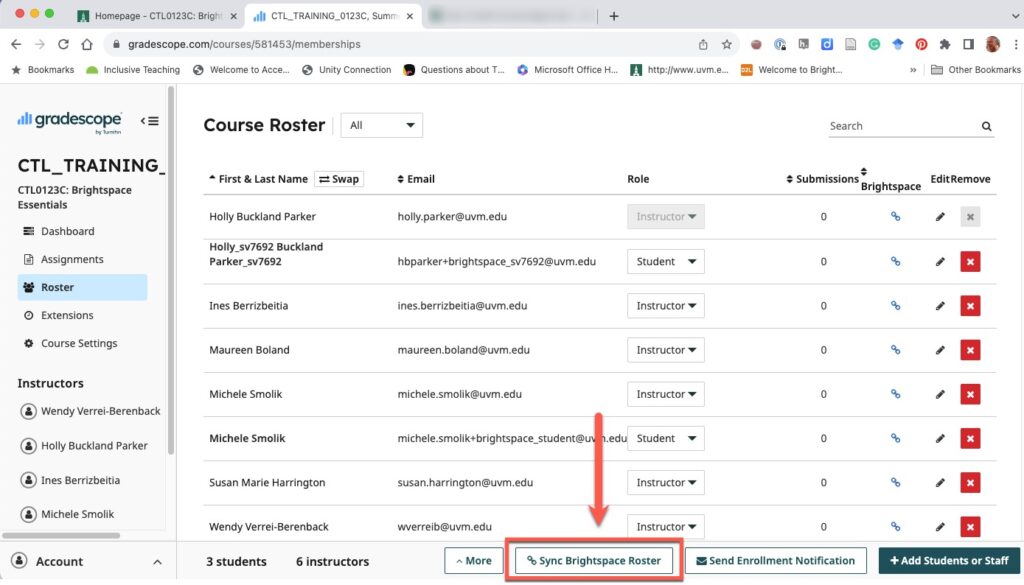 Brightspace: Add Gradescope – UVM Knowledge Base