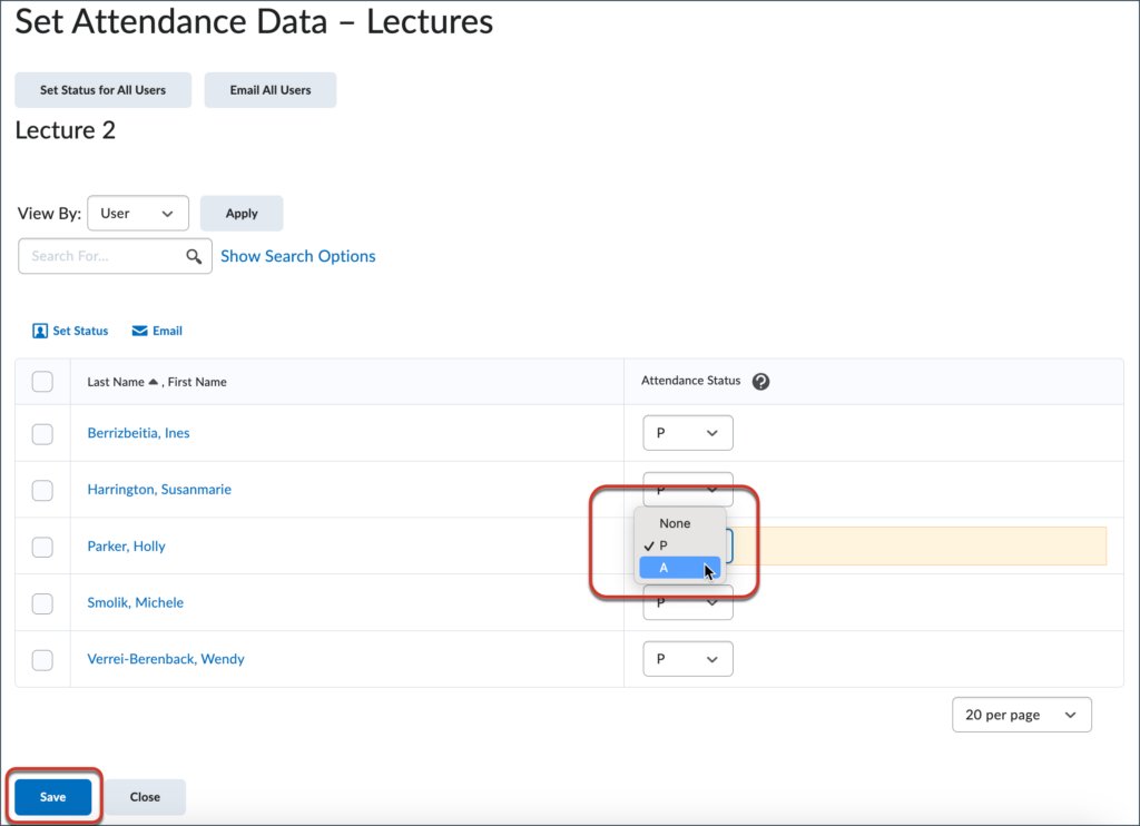 Brightspace: Attendance Tool – UVM Knowledge Base