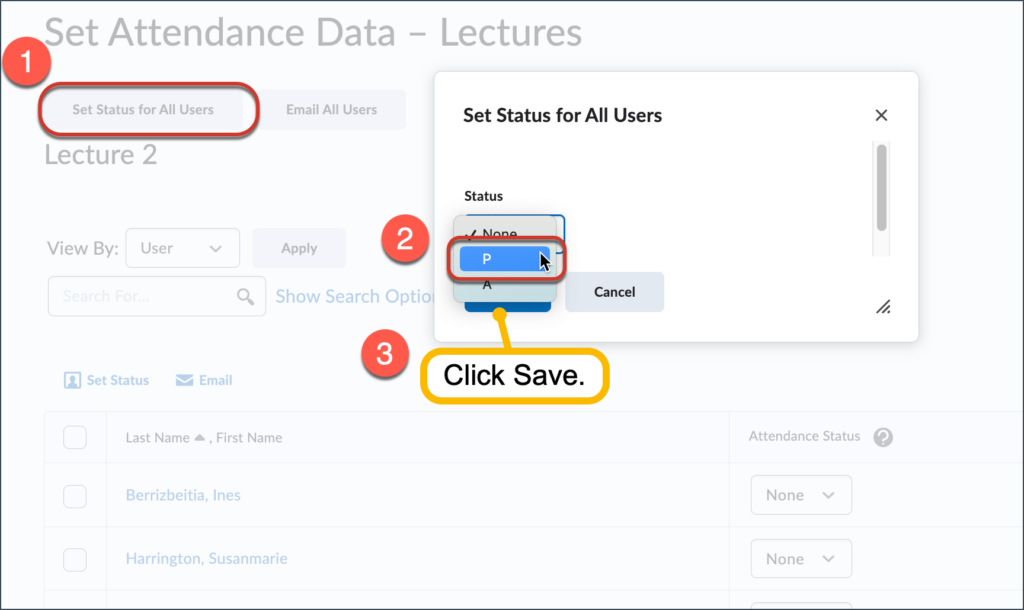 Brightspace: Attendance Tool – UVM Knowledge Base