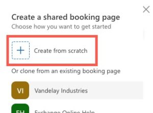 Microsoft Bookings – Shared Booking Pages – UVM Knowledge Base