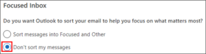 Focused Inbox – UVM Knowledge Base