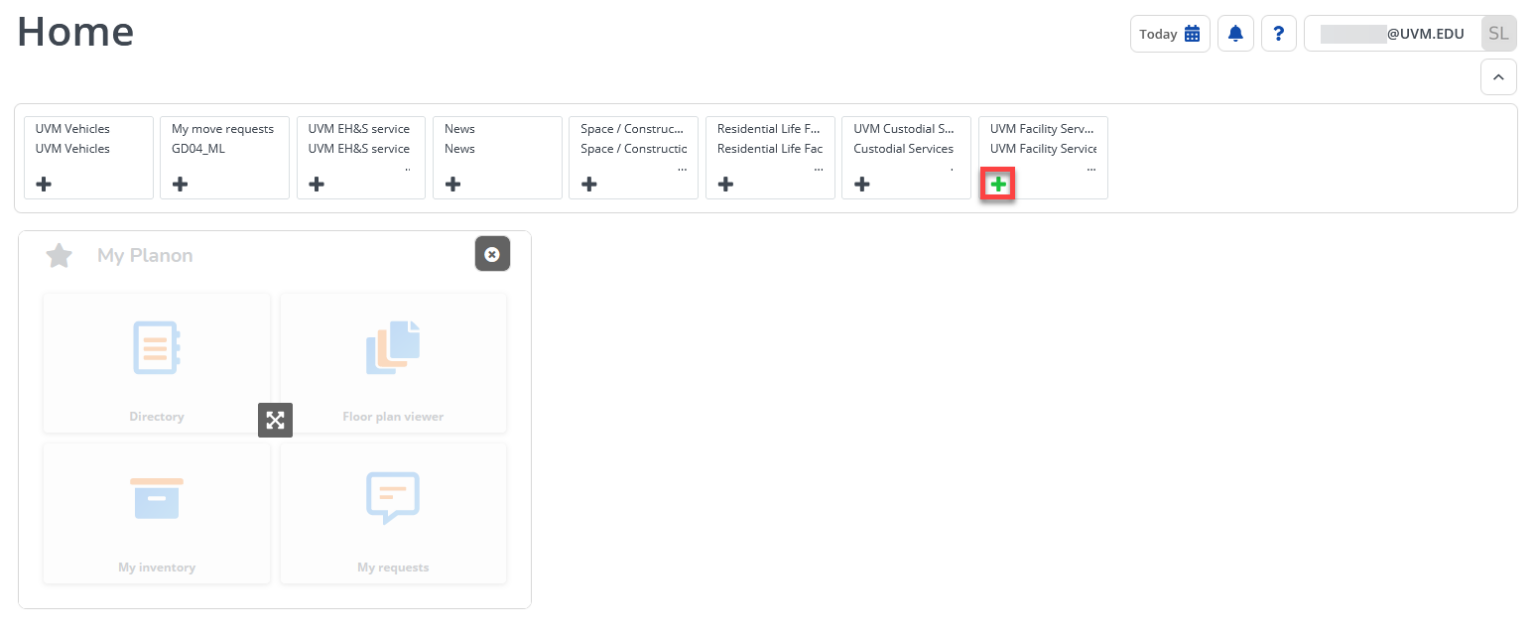 Planon Self-Service – UVM Knowledge Base